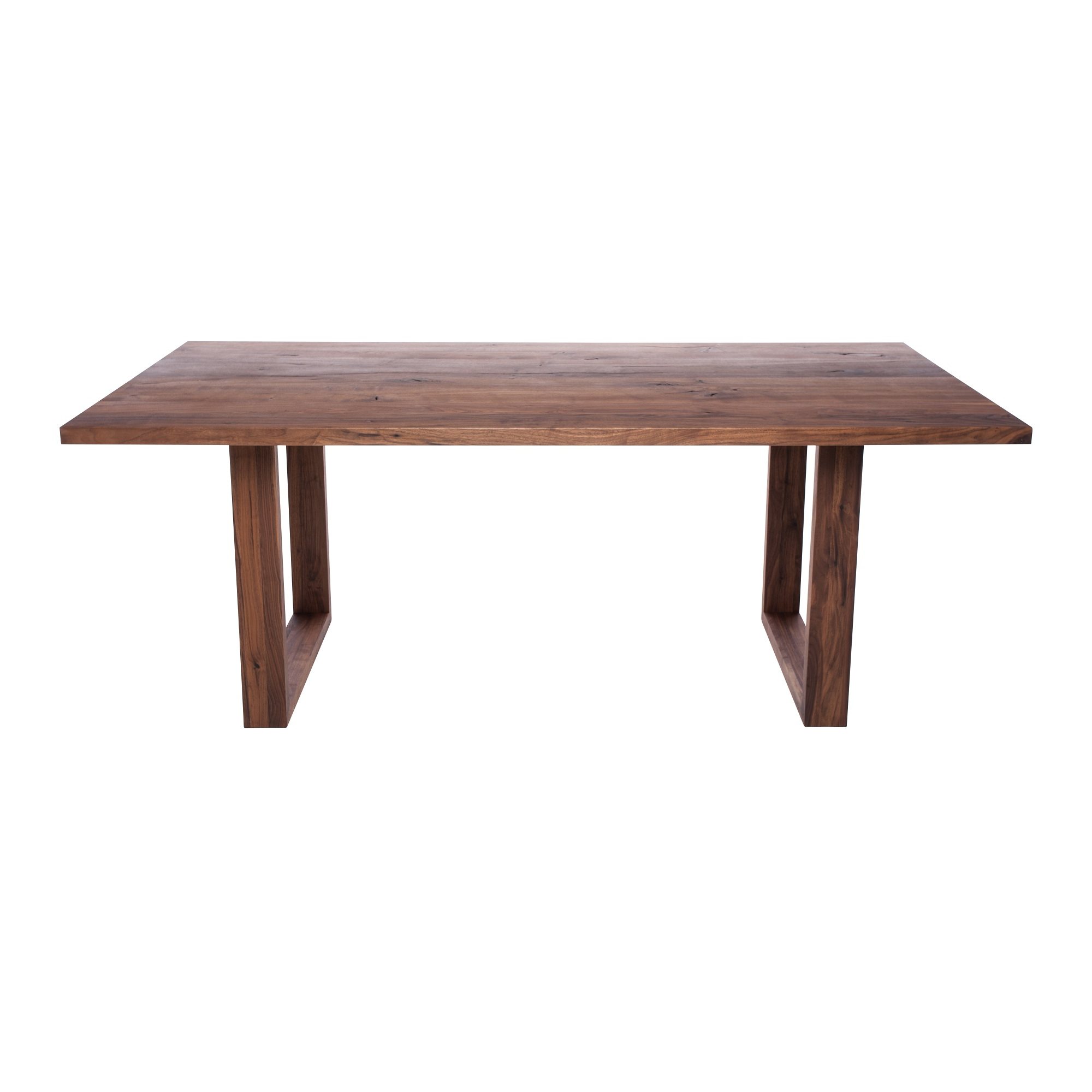 Piana Walnut Dining Table (with U-shape wooden legs 4x10cm) - CASA