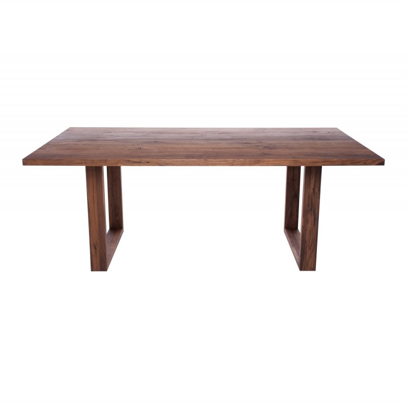 Piana Walnut Dining Table (with U-shape wooden legs 10x4cm) - CASA